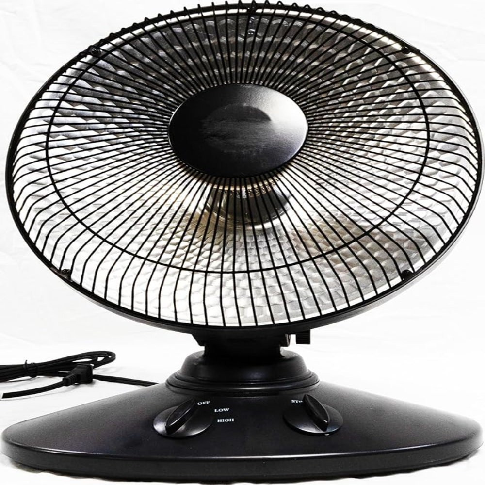 BUILTCO Comfort Glow Oscillating Parabolic Solar Heater | Wayfair