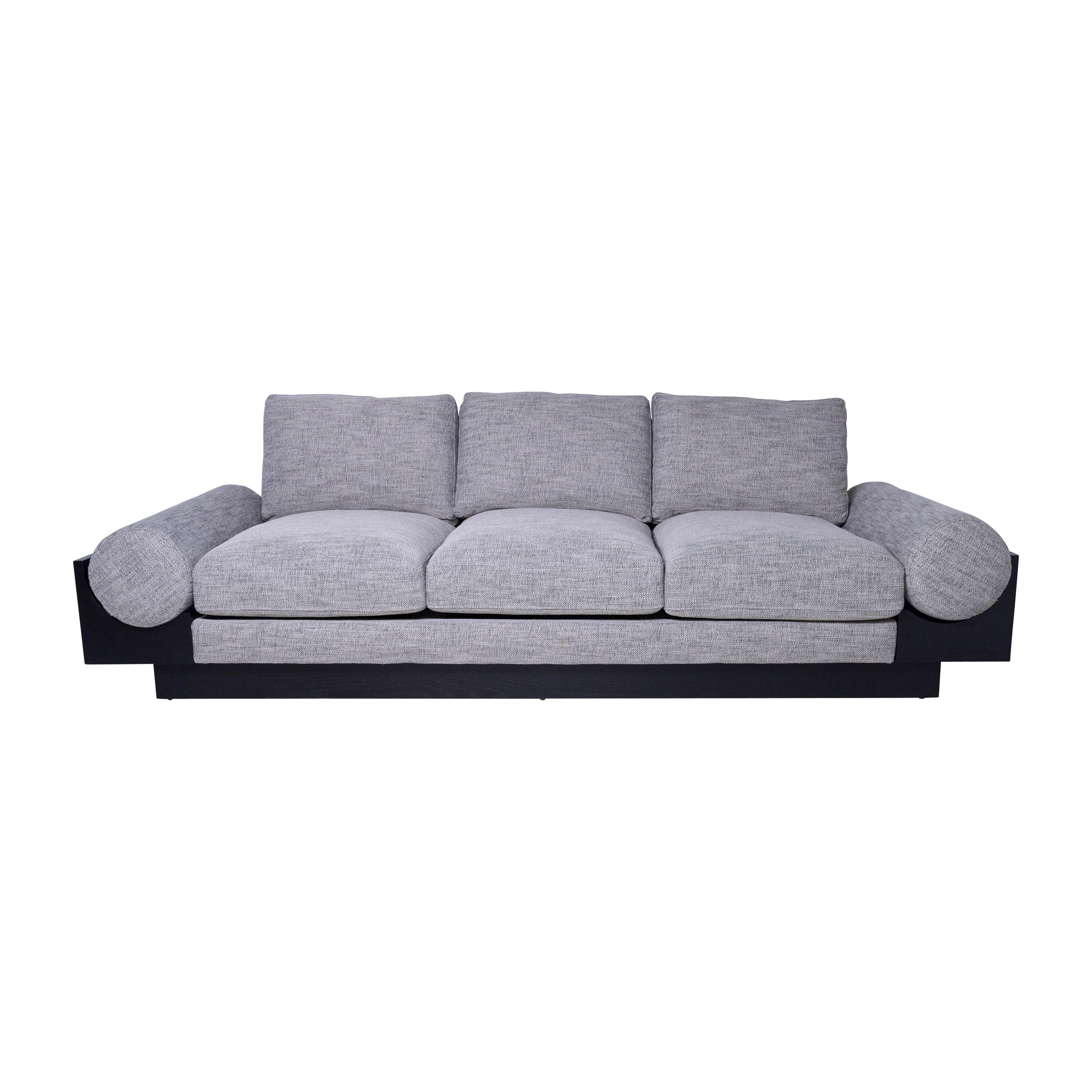 AllModern 3 Seater Modern Bolster Sofa - 102" x 37" x 32" | Wayfair