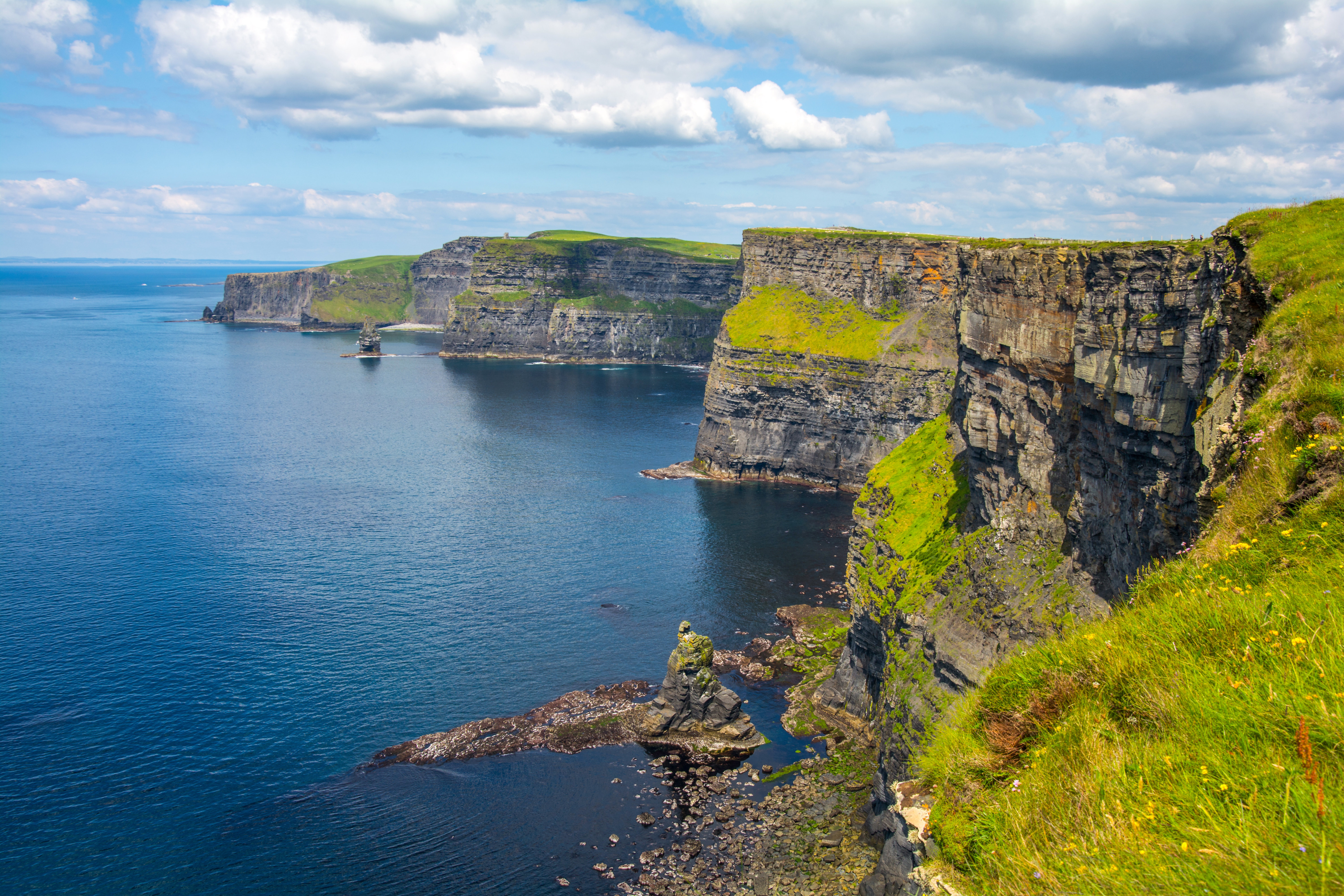 Highland Dunes Cliff's of Moher - Wrapped Canvas Photograph - Wayfair ...