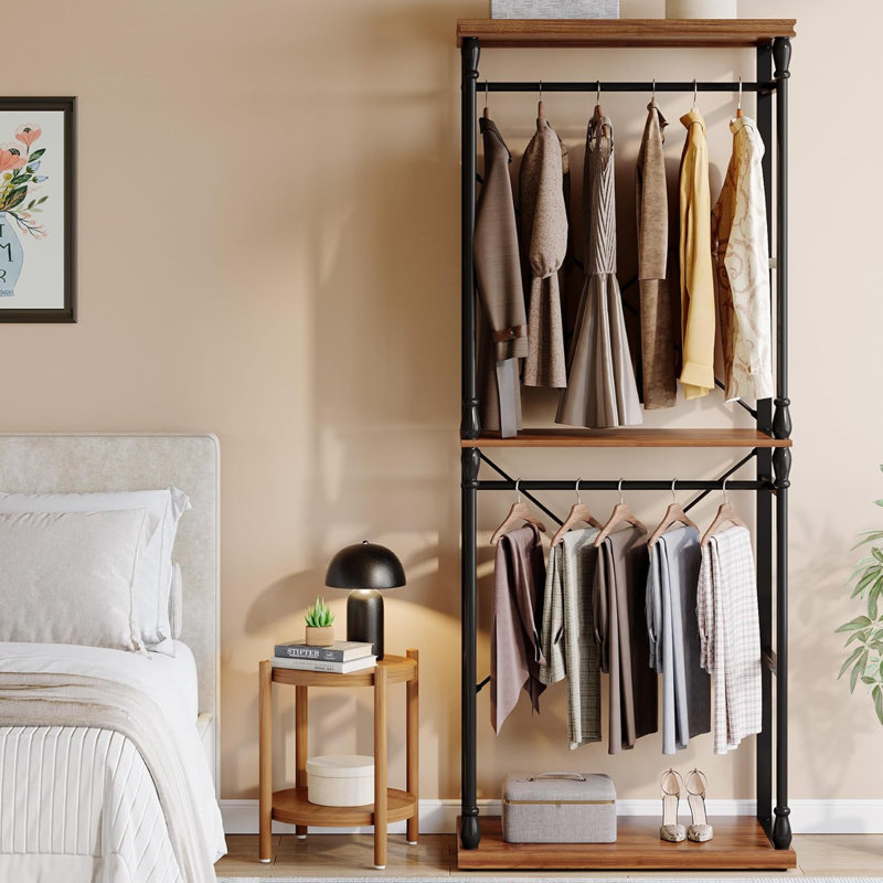 Rebrilliant 79 Inch Freestanding Clothing Rack | Wayfair