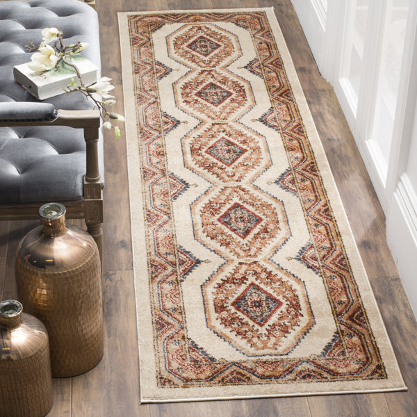 Loon Peak® Isanotski Southwestern Ivory/Rust Area Rug & Reviews ...