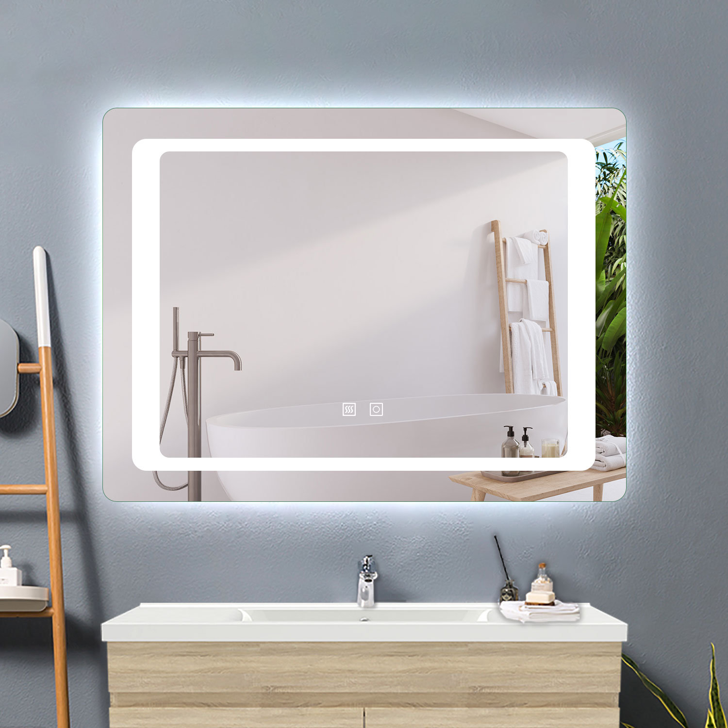 ModernMoments Aleecya Lighted Wall Bathroom / Vanity Mirror | Wayfair.ie