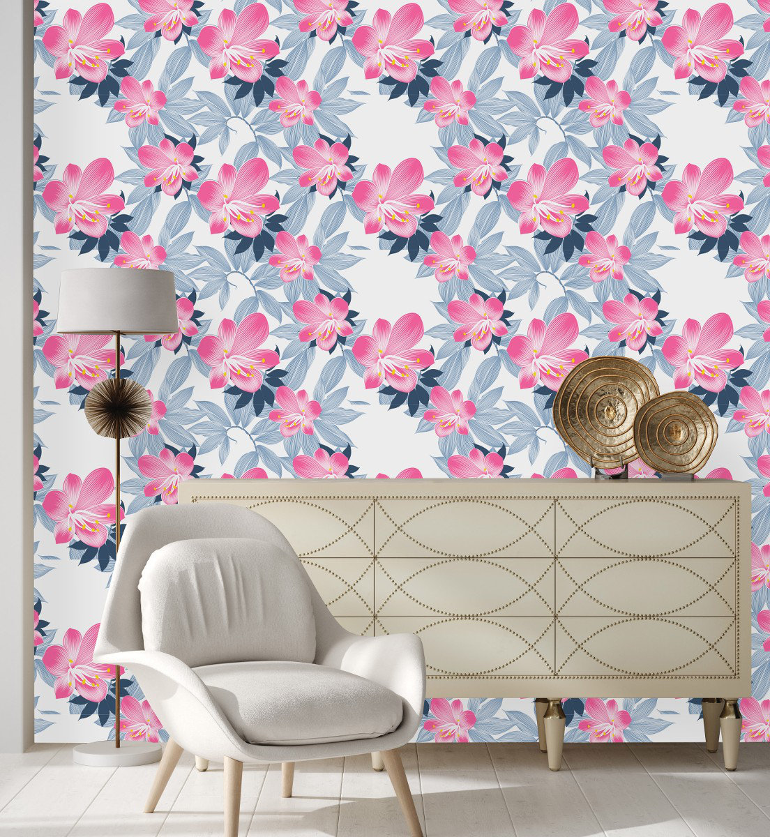 Red Barrel Studio Kindy Peel & Stick Floral Wallpaper - Wayfair Canada