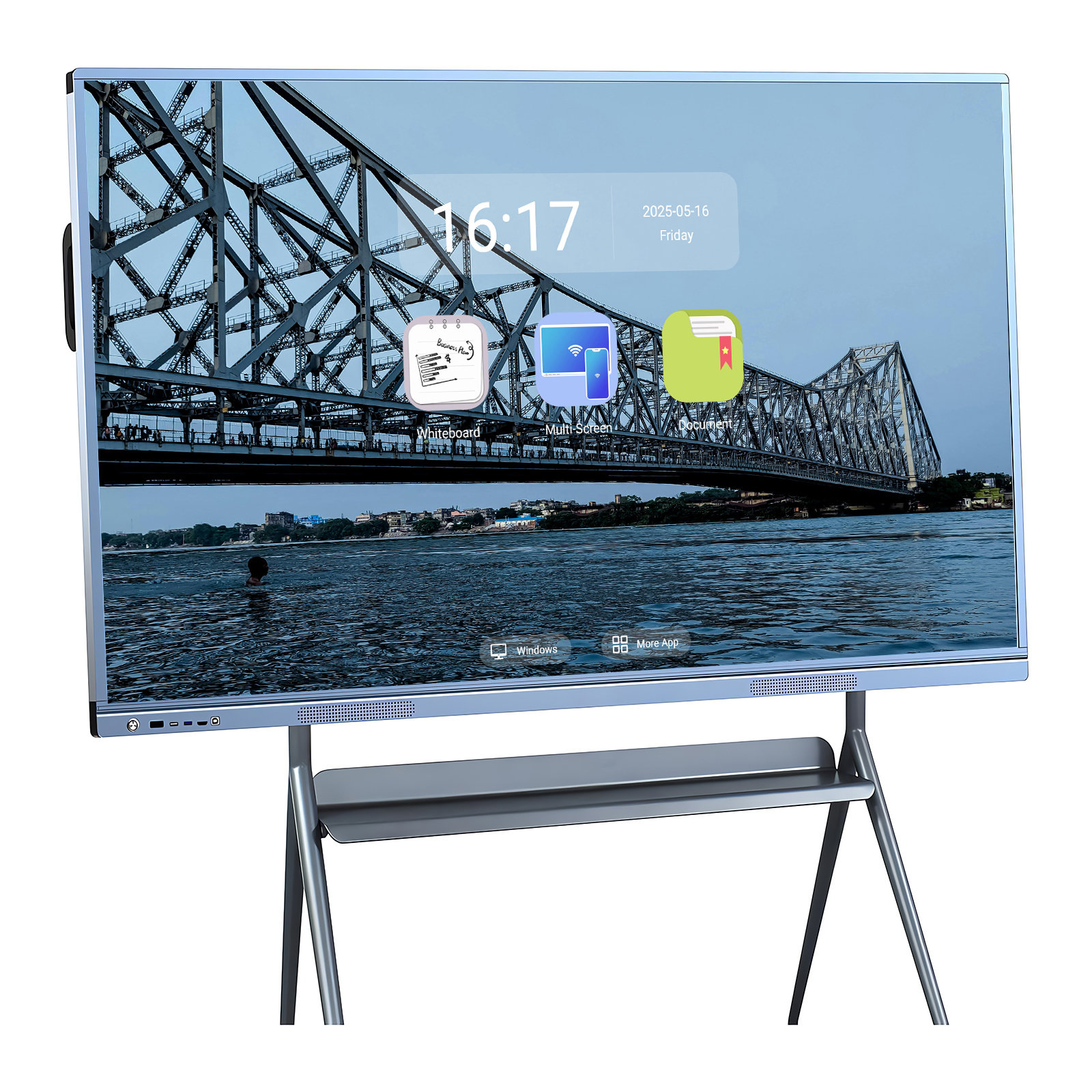 JYXCN Smart Board 4K, Touch Screen Electronic Calendar All-In-One Smartboard Digital Whiteboard ...