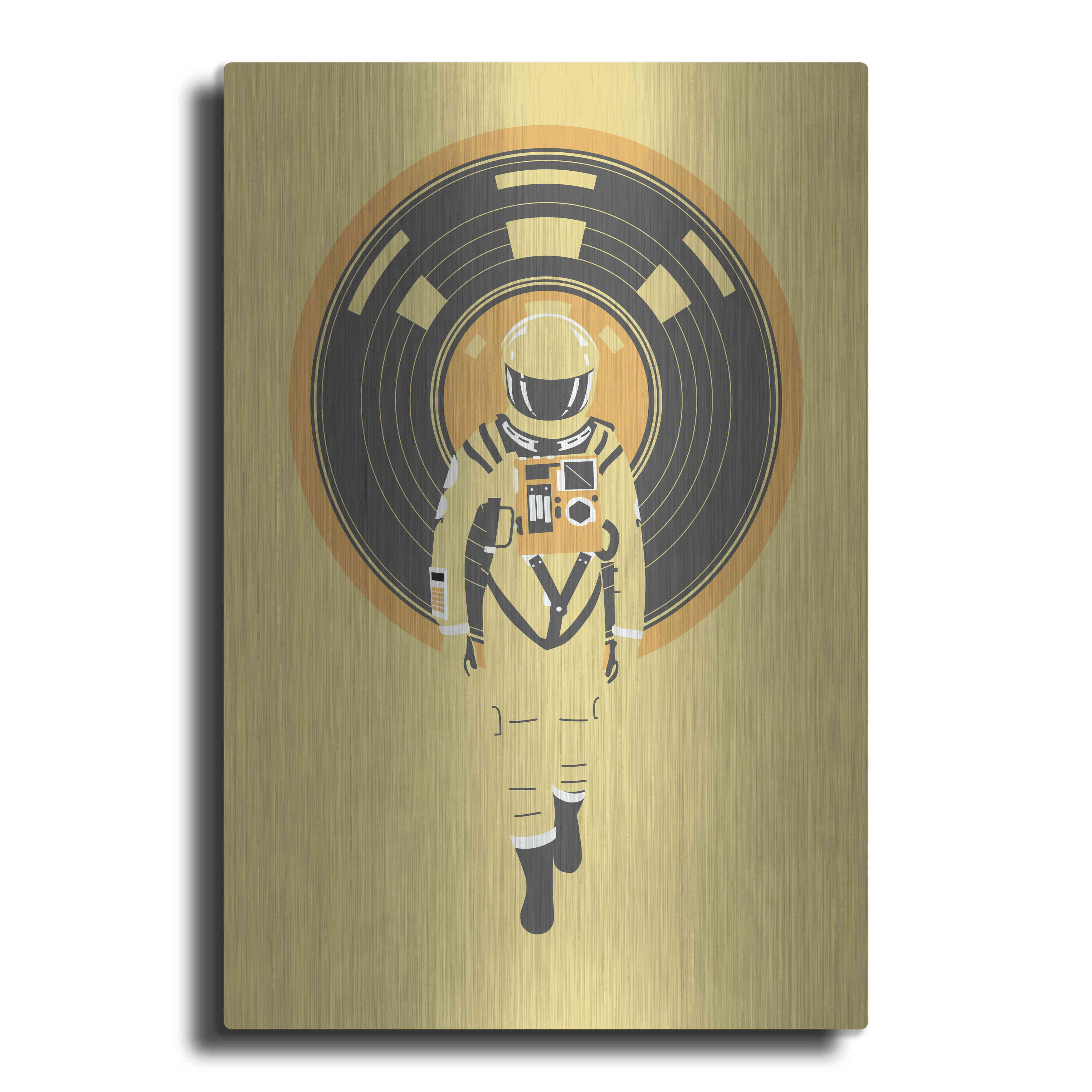 Trinx 'DJ Hal' by Robert Farkas, Metal Wall Art | Wayfair