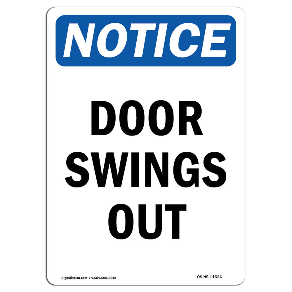 SignMission Door Swings out Sign | Wayfair