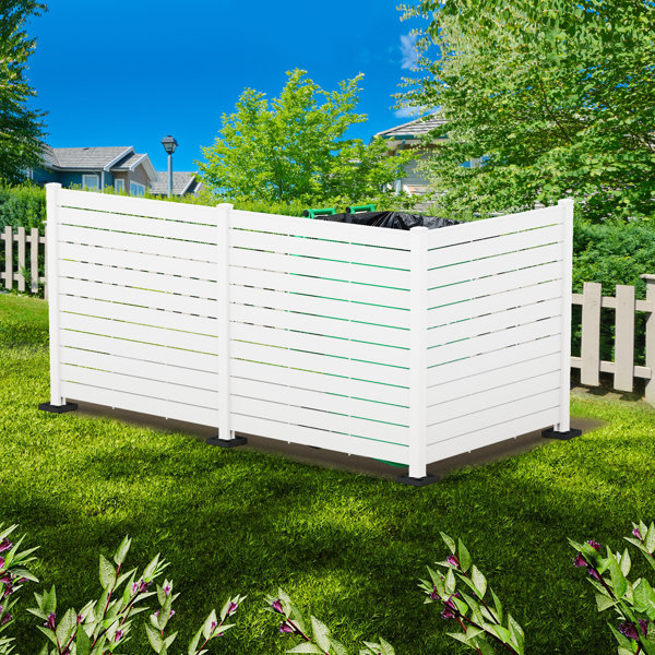 Kozyard 50"w X 47"h Outdoor Privacy Screens - Air Conditioner Fence ...