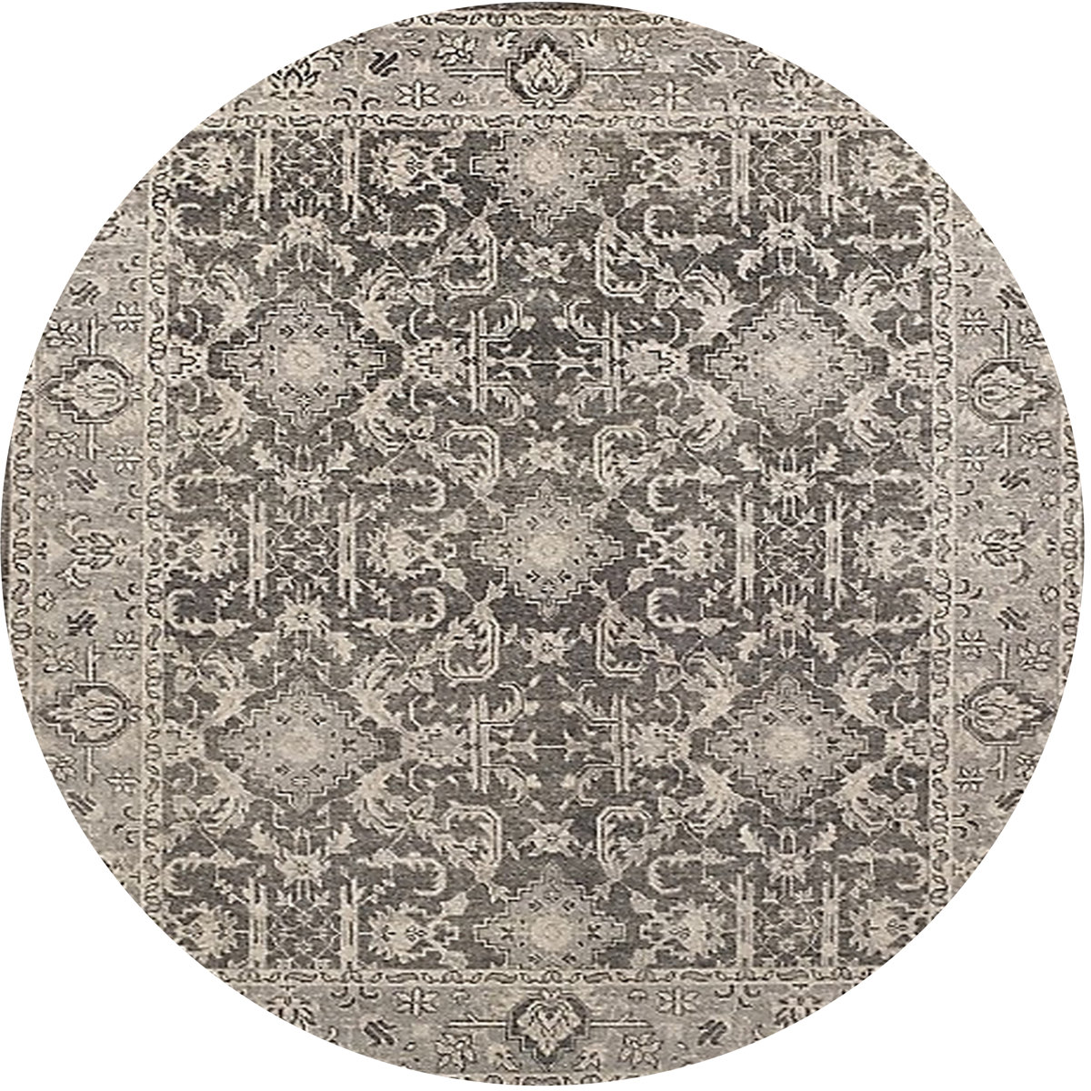 Charlton Home® Bricher Oriental Gray Area Rug | Wayfair