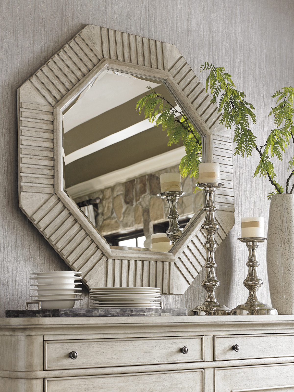 Lexington Oyster Bay Selden Octagonal Mirror & Reviews | Wayfair