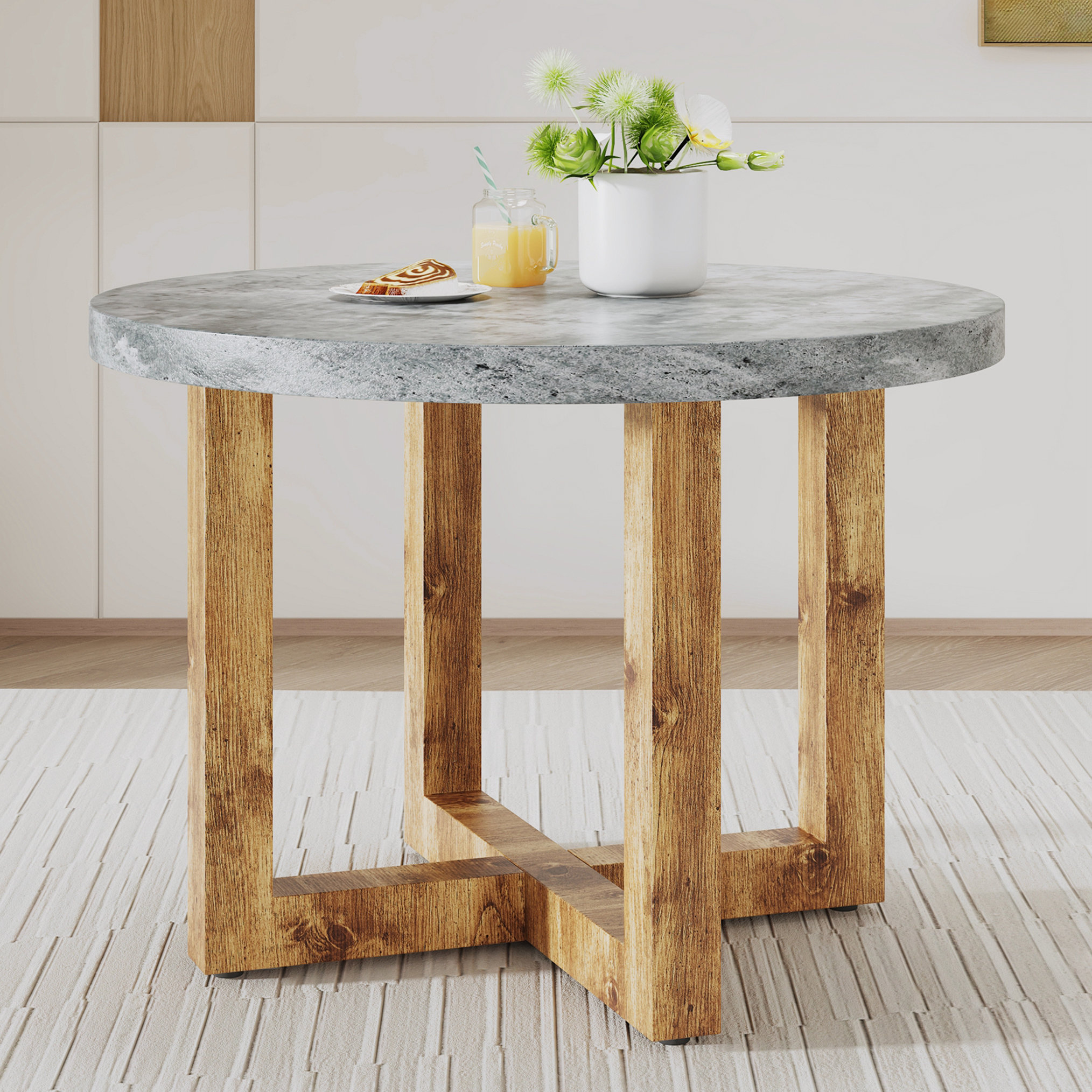 Millwood Pines Crantor Round 42'' - Wayfair Canada