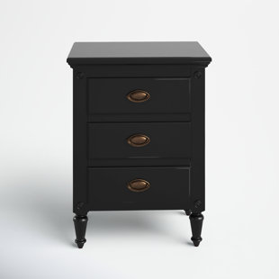 Farmhouse & Rustic Black Nightstands | Birch Lane