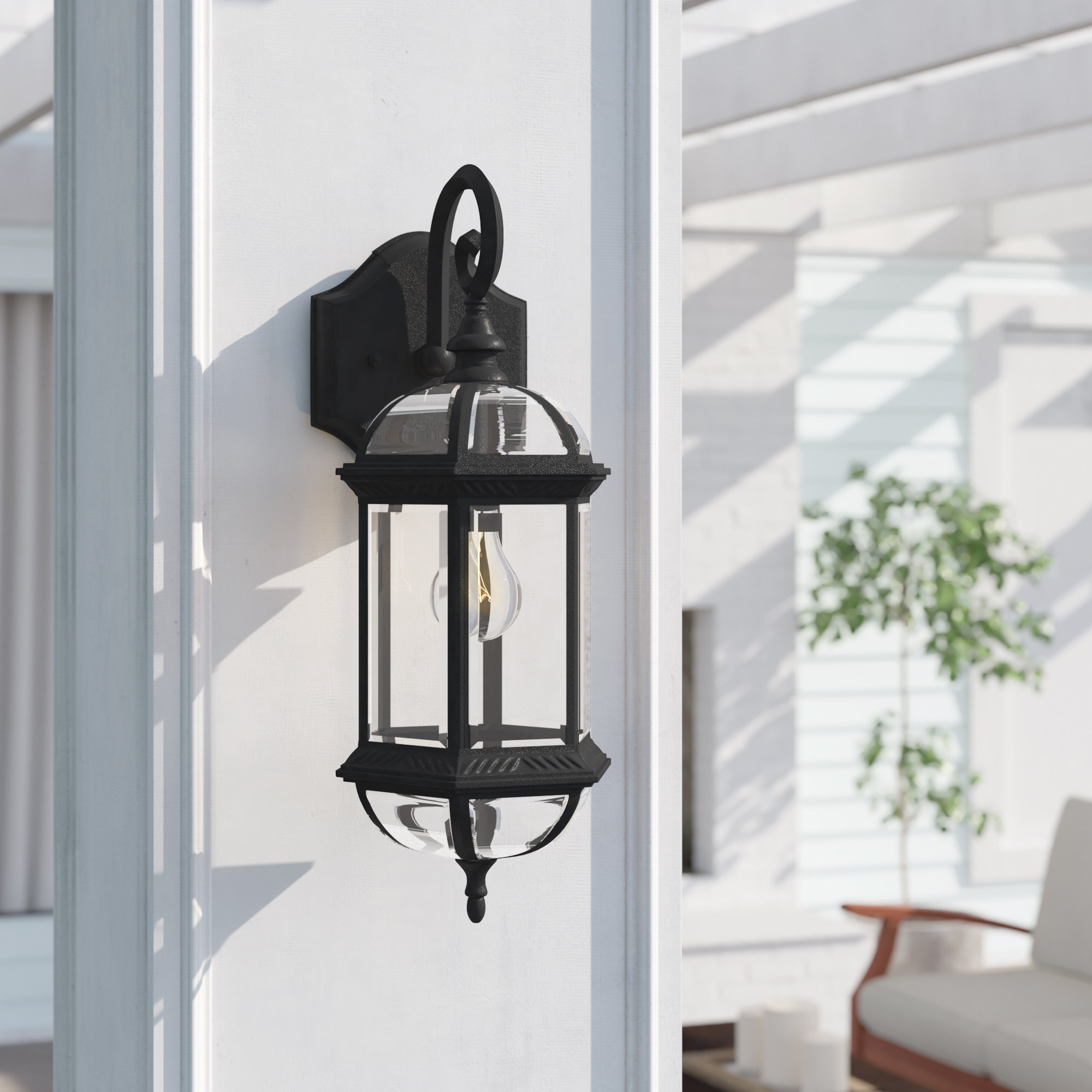 Three Posts Affric 20" H Outdoor Wall Lantern & Reviews - Wayfair Canada
