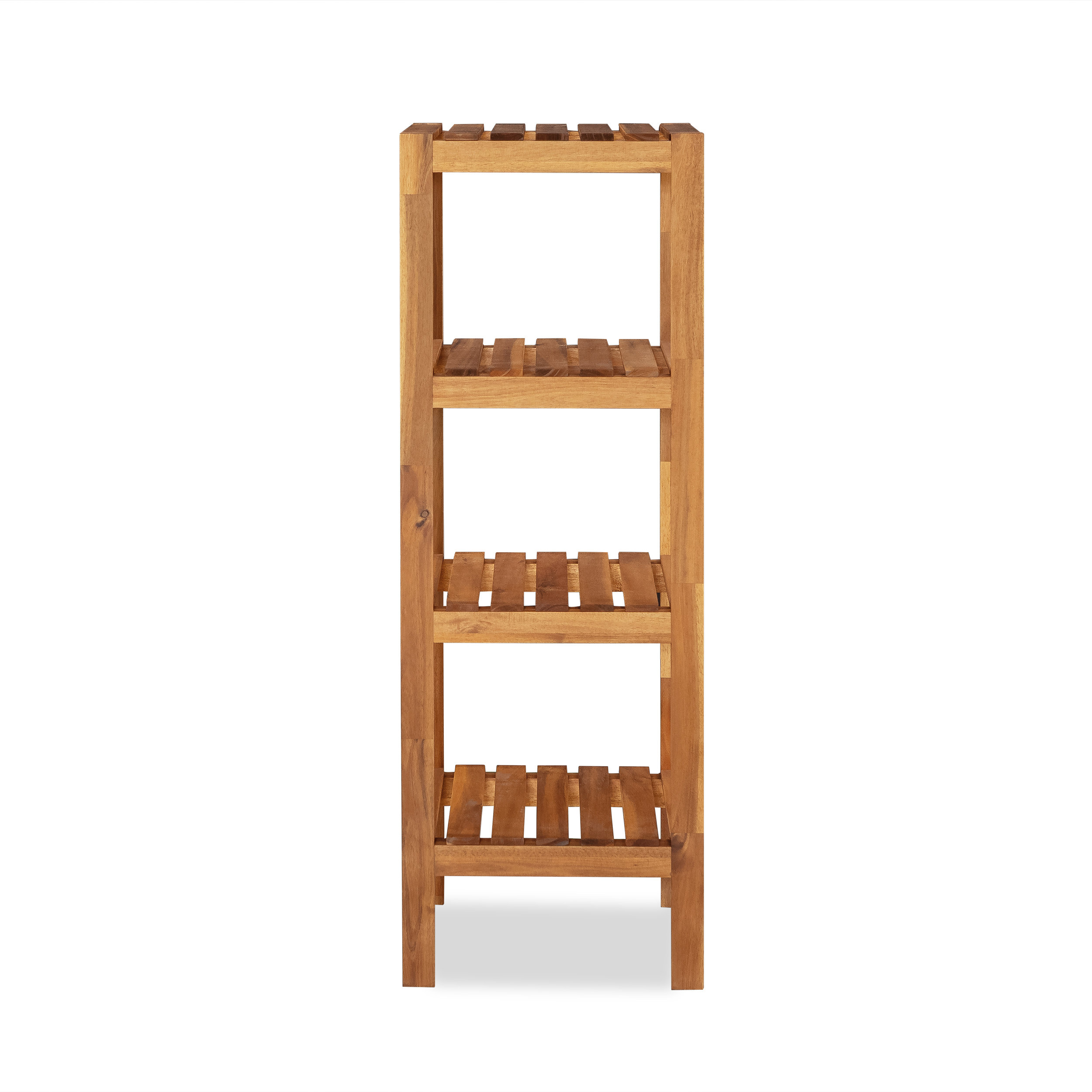 Winston Porter 4-tier Acacia Wood Conner Rack & Reviews | Wayfair