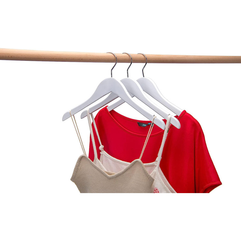 Rebrilliant Melodye Wood Standard Hanger | Wayfair