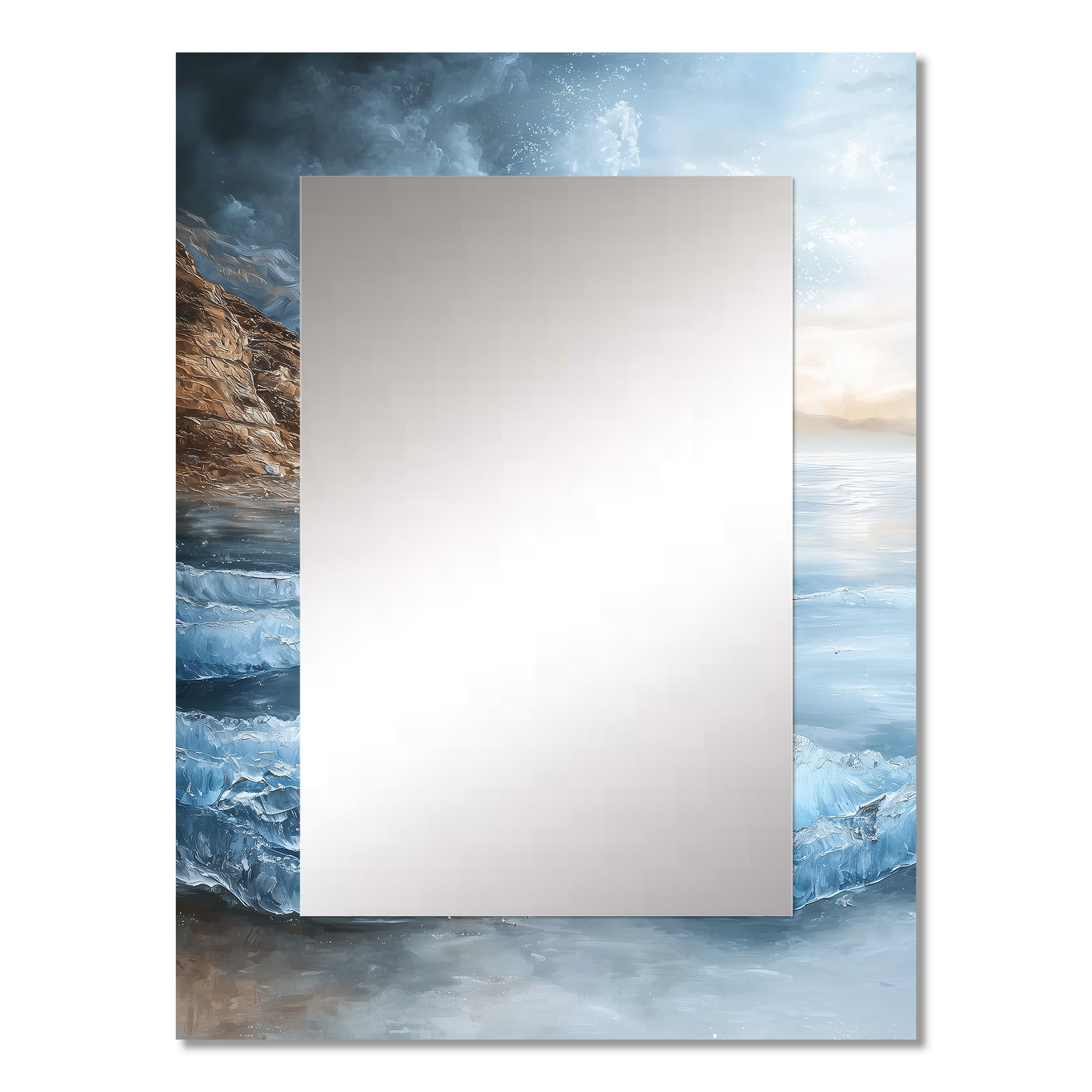 Dovecove Parallel Beach Of Abstract Coastal Landscape II - Minimalism ...