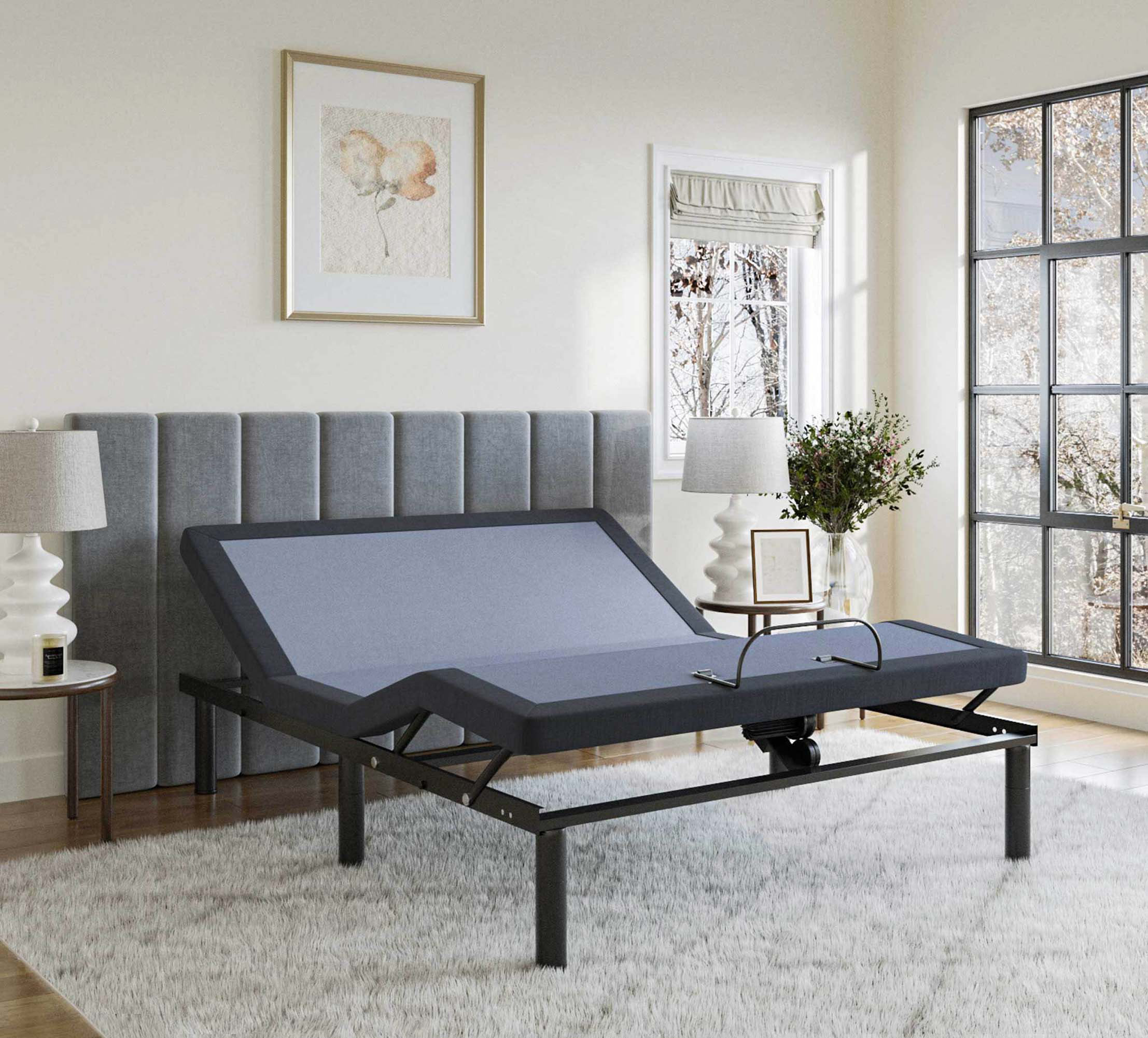 ROOM FULL Adjustable Bed Base With Range Positions Adjustment | Wayfair