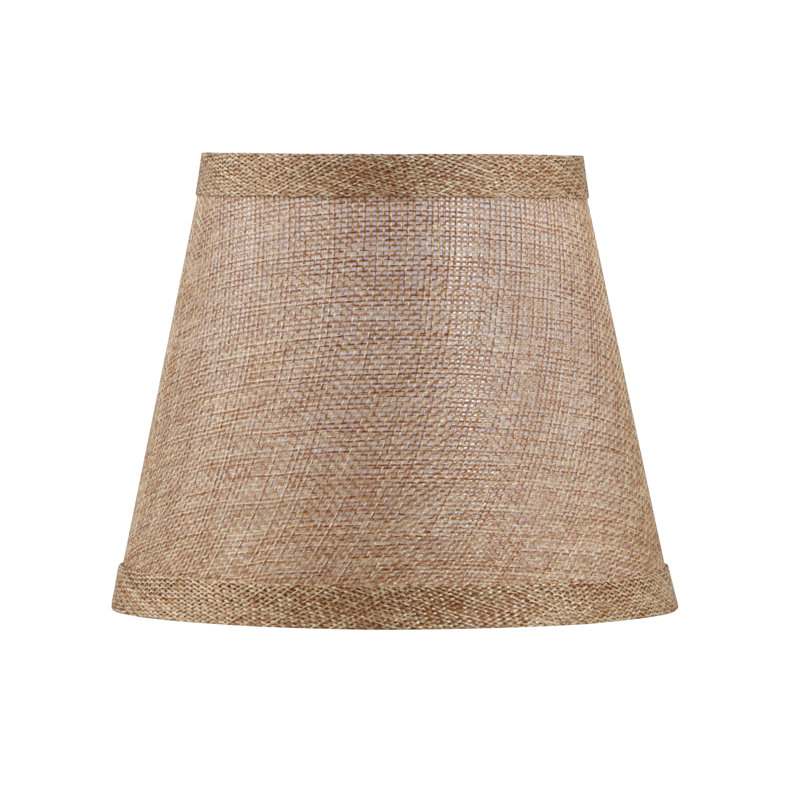 Ebern Designs Dalgard 5" H x 6" W Linen Empire Lamp Shade ( Clip on ...