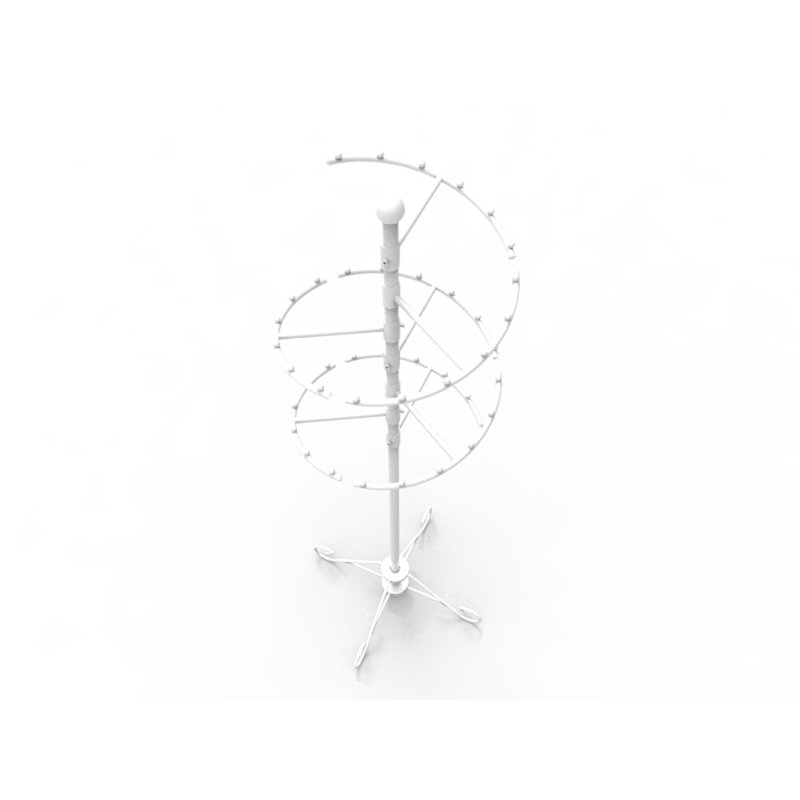 August Grove® 60" High Spiral Clothing Rack with 20 Ball Stops ...