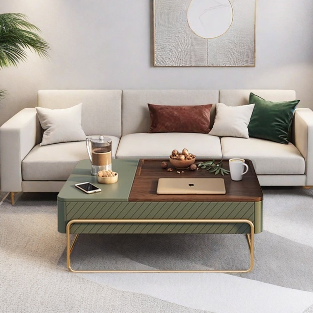 Wu's StylishVault Simple s design sense light luxury coffee table | Wayfair