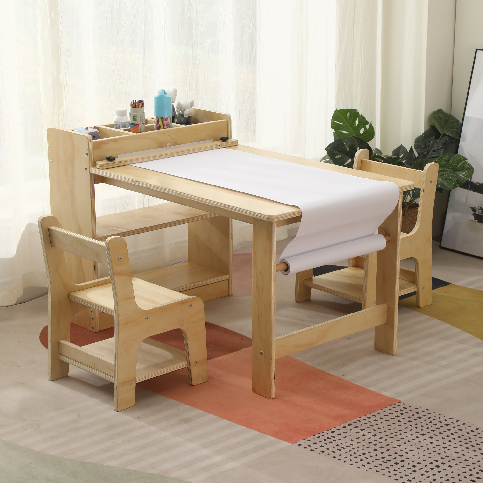 Harriet Bee Jayvis Rectangular Preschool Play Or Activity Table | Wayfair