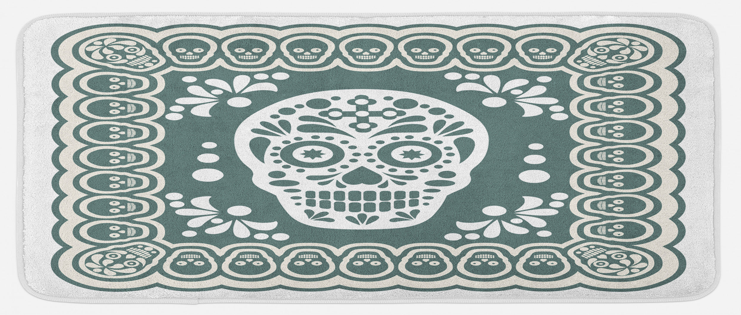 East Urban Home Sugar Skull Kitchen Mat - Wayfair Canada