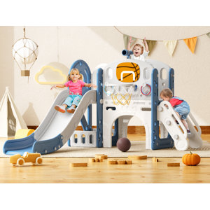 GLAF 8 In 1 Toddler Slide, Kids Climber Slide Outdoor Indoor Playset ...