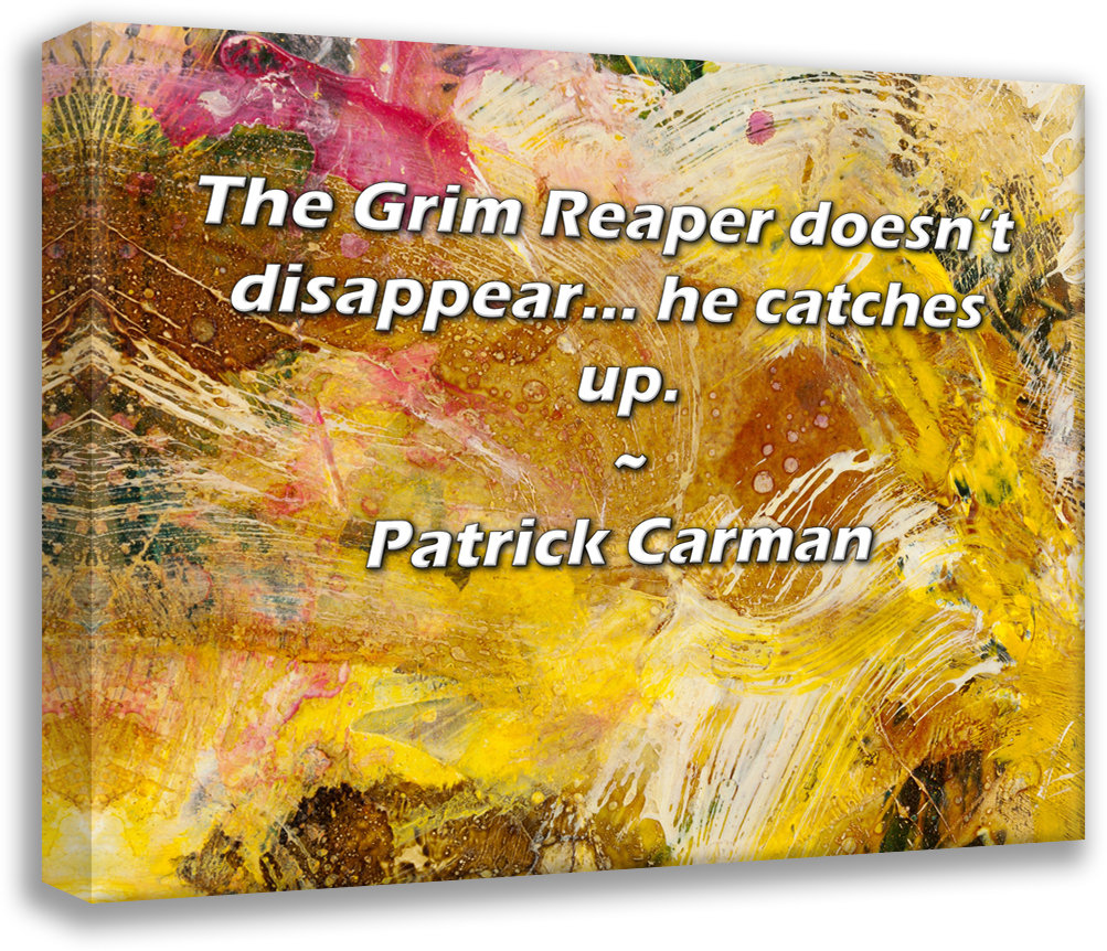 Trinx Gallery Wrapped Canvas By Patrick Carman: "The Grim Reaper doesn ...