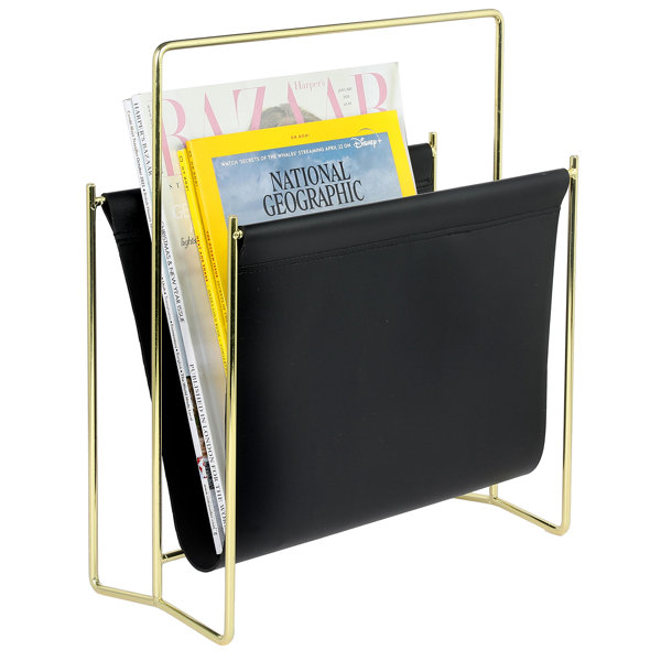 Mercer41 Metal Free Standing Magazine Rack & Reviews | Wayfair