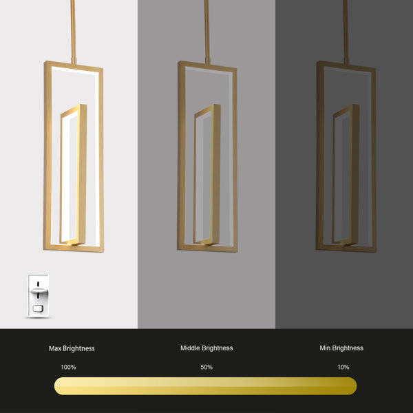 Everly Quinn Annalys 1 - Light LED Pendant & Reviews | Wayfair