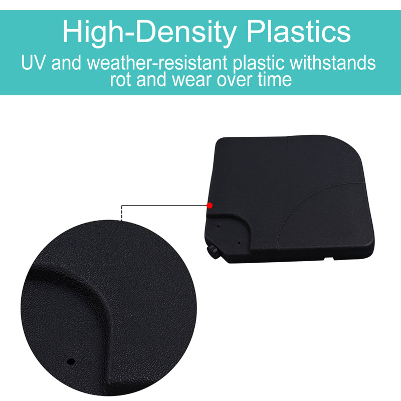 Arlmont & Co. Charlack Plastic Free Standing Umbrella Base & Reviews ...