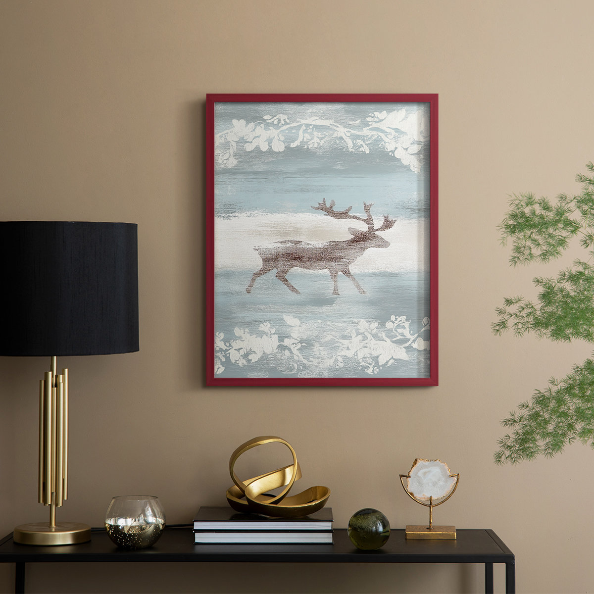 Ophelia & Co. Christmas Holiday Art CLIX Framed Print - Solid Wood ...