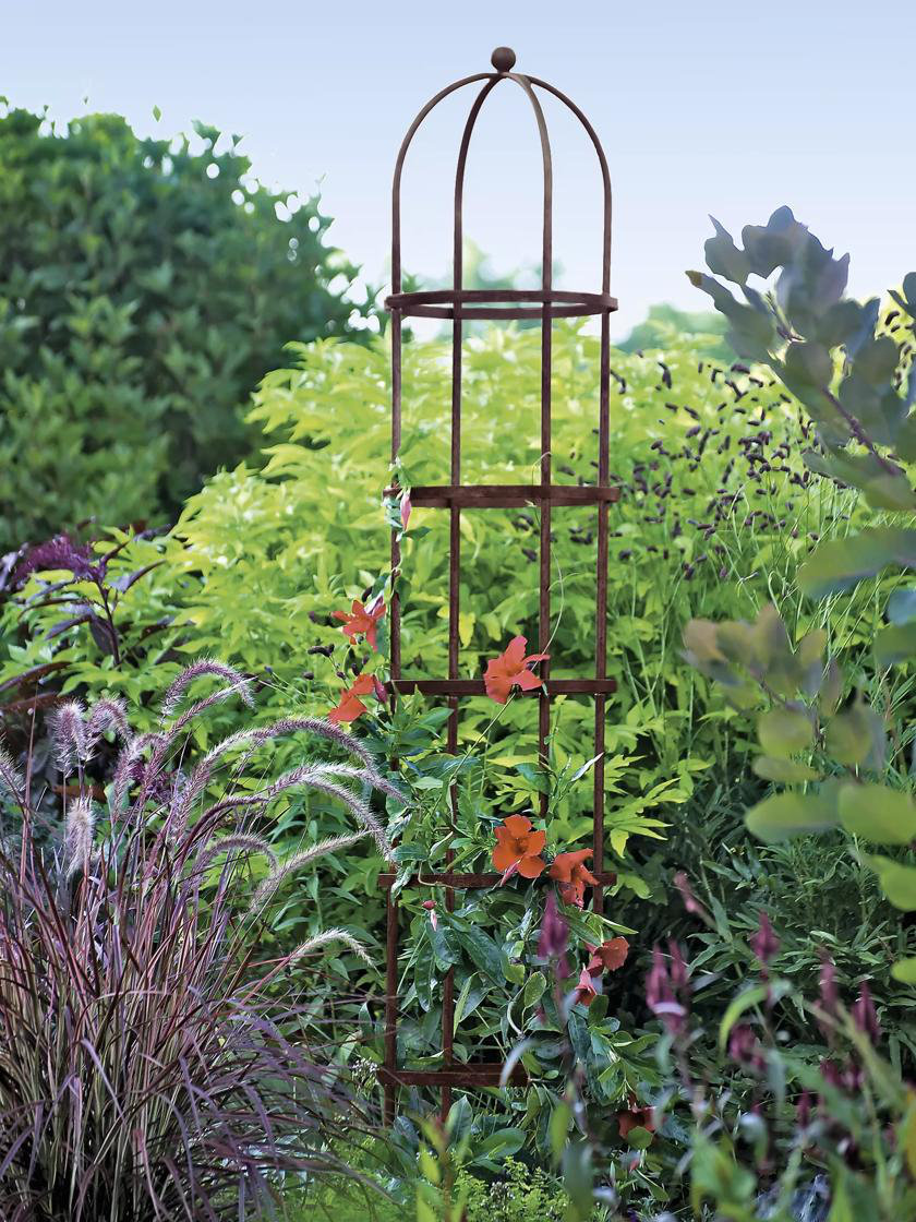 Lark Manor™ 7-Foot Jardin Round Obelisk & Reviews | Wayfair
