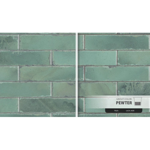 Merola Tile Luca 3-1/8"x 12-3/8" Ceramic Wall Tile | Wayfair