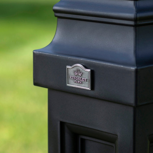 Step2 Classic White Atherton Plastic No Dig Mail Post Cover | Wayfair