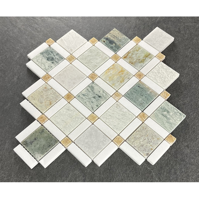 ES Stone Marble Pinwheel Mosaic Wall & Floor Tile & Reviews | Wayfair