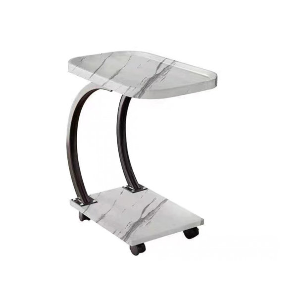 Wrought Studio Hassman Tray Top Wheel End Table with Storage | Wayfair