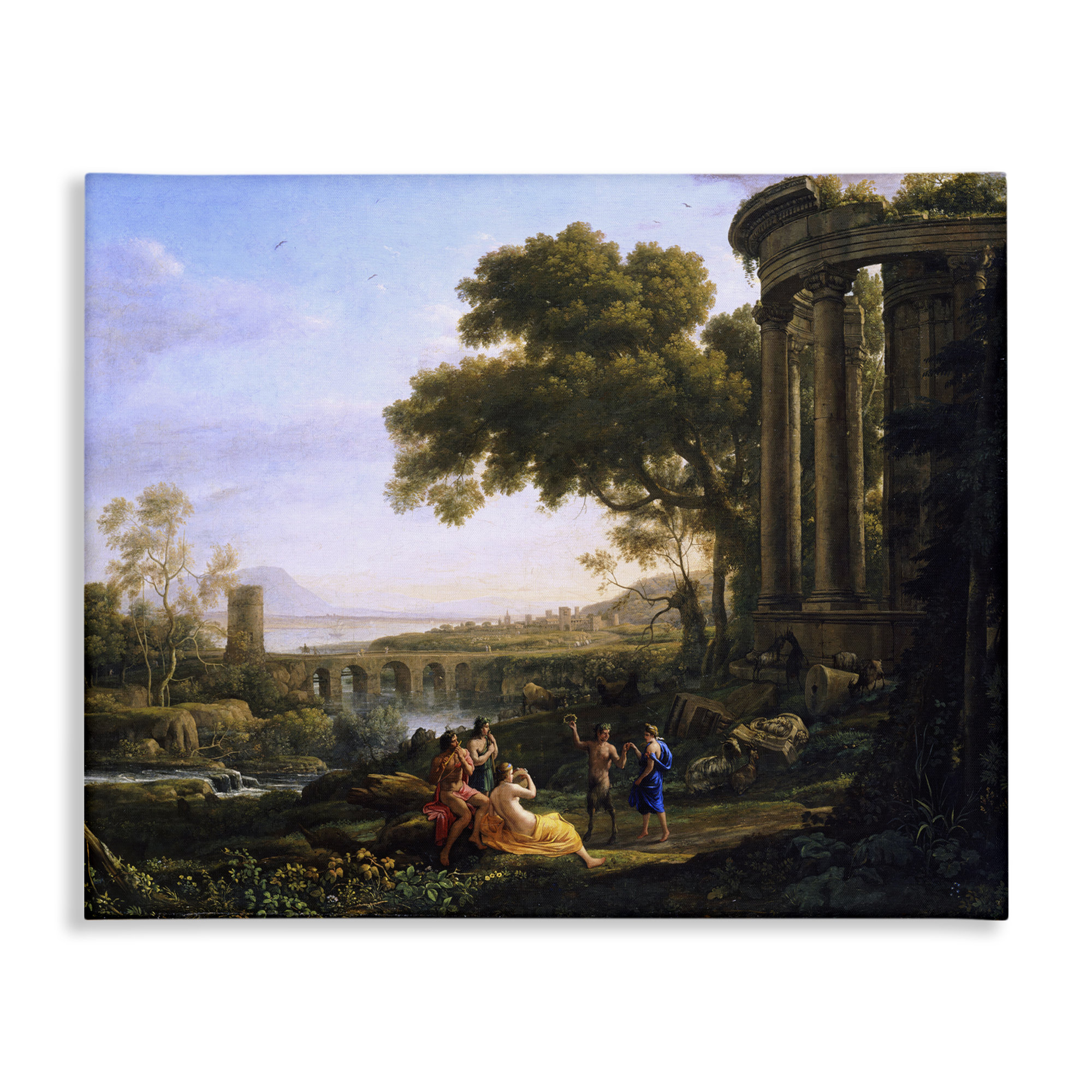 Astoria Grand Classic Nymph & Satyr Dancing Canvas Wall Art by ...