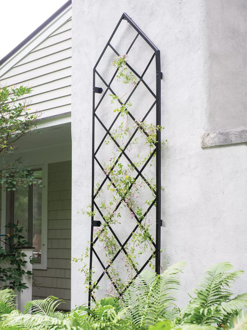 Arlmont & Co. Lattice Gable Wall Trellis | Wayfair