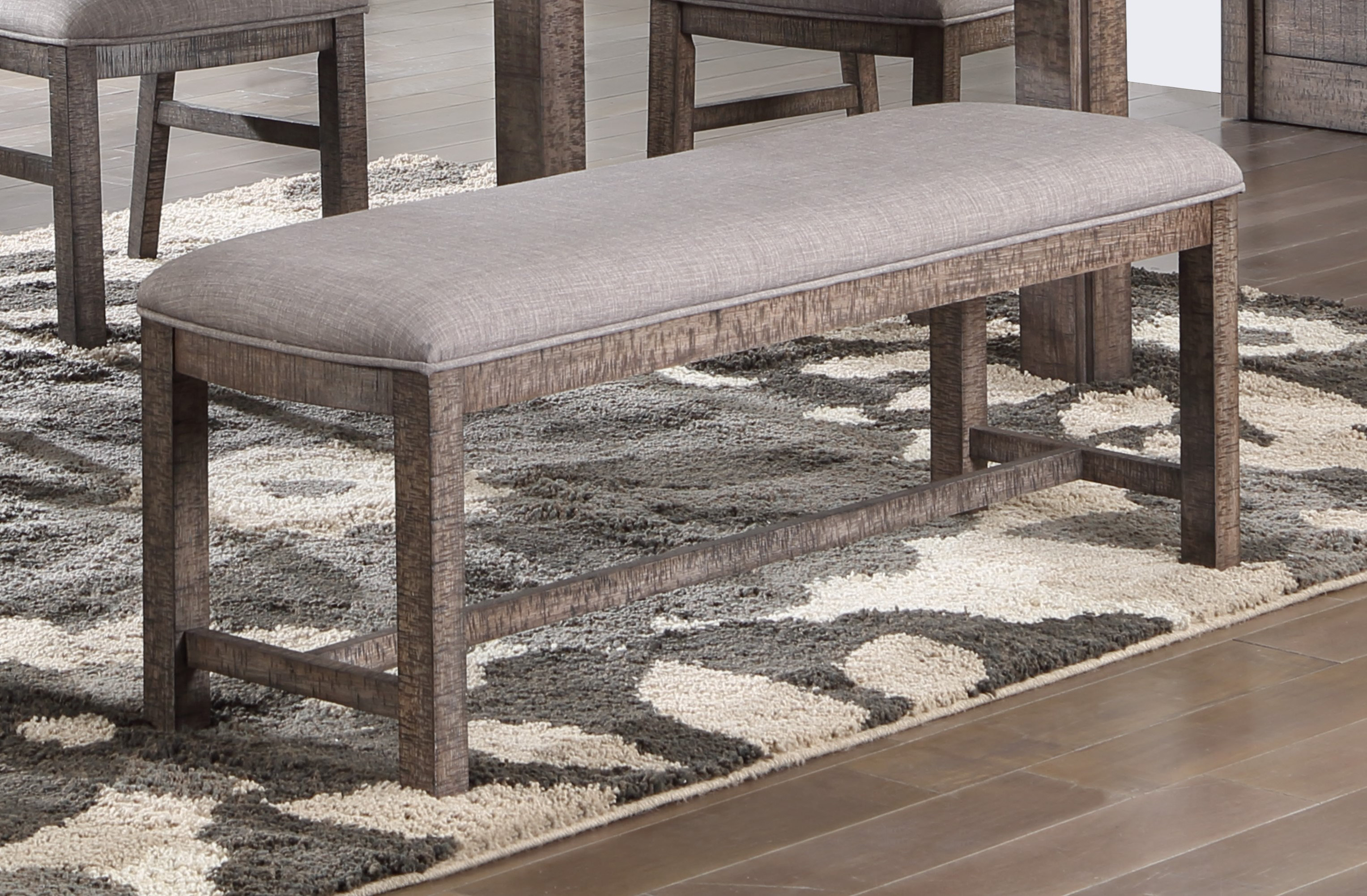 Gracie Oaks Solid Wood Backless Dining Bench | Wayfair