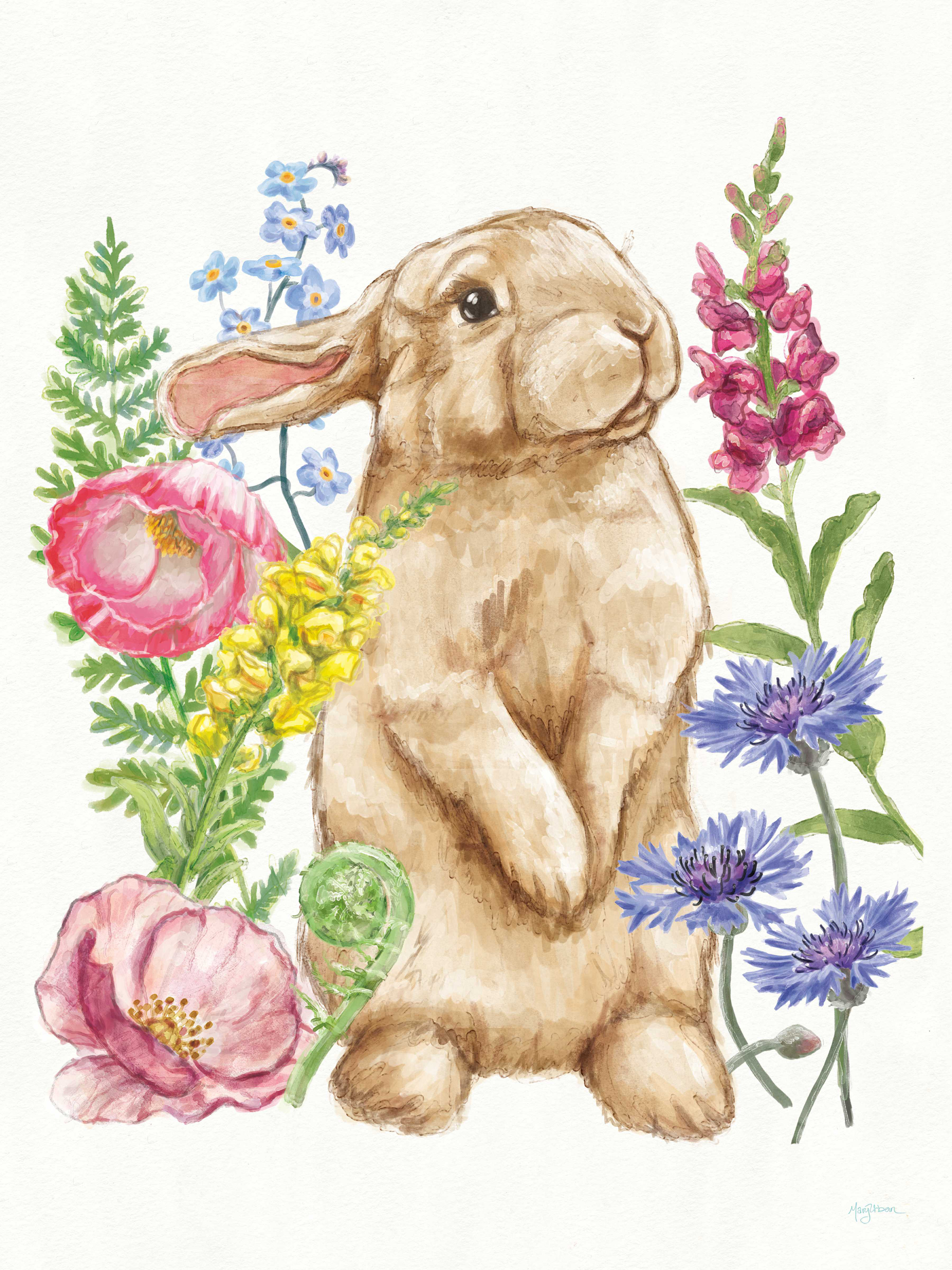August Grove Sunny Bunny III by - Print - Wayfair Canada