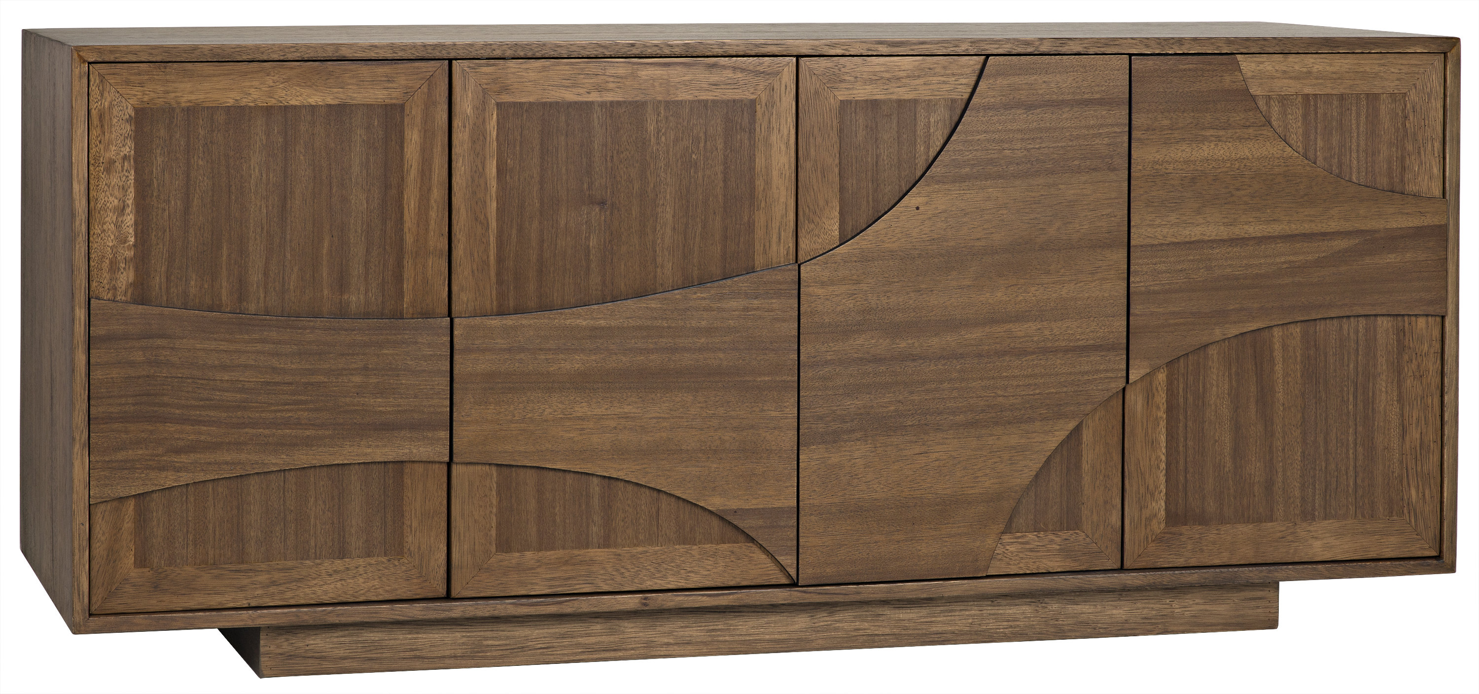 Noir Collage 75'' Solid Wood Sideboard | Wayfair
