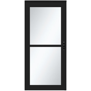 LARSON Platinum Retractable Screen with Low-E Storm Door (handle sold ...