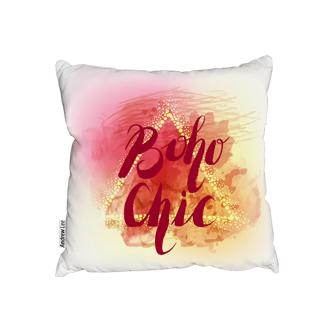 Brayden Studio Labuguen Boho Chic Lettering on Beautiful Watercolor ...