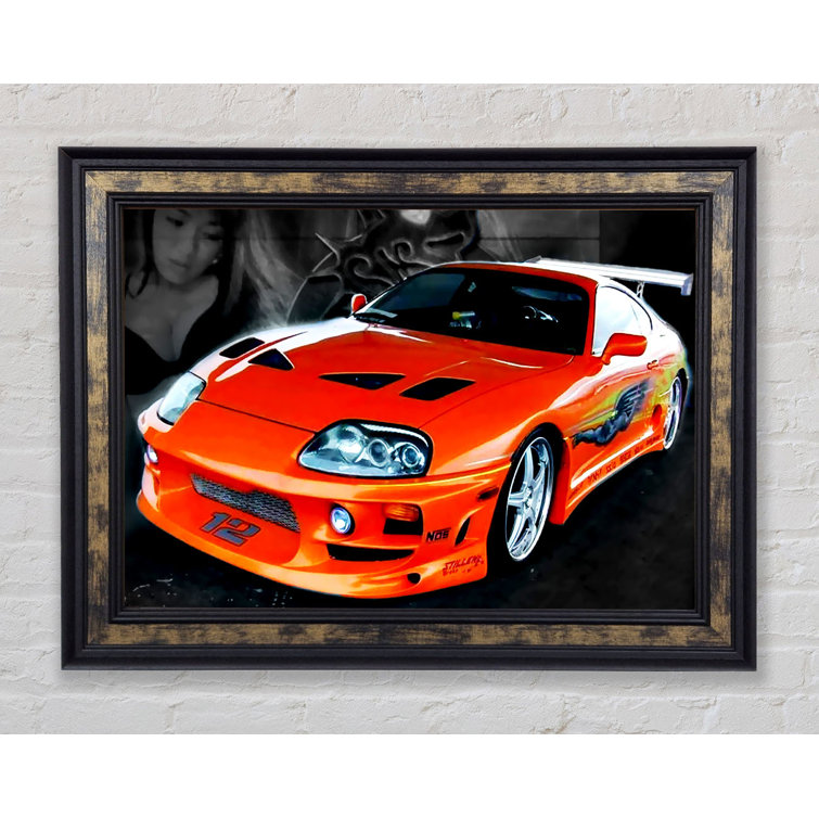 Bright Star Toyota Supra Fast And The Furious - Single Picture Frame ...