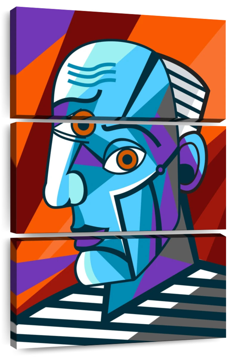 Lark Manor Leisha Cubist Male Portrait - Wayfair Canada