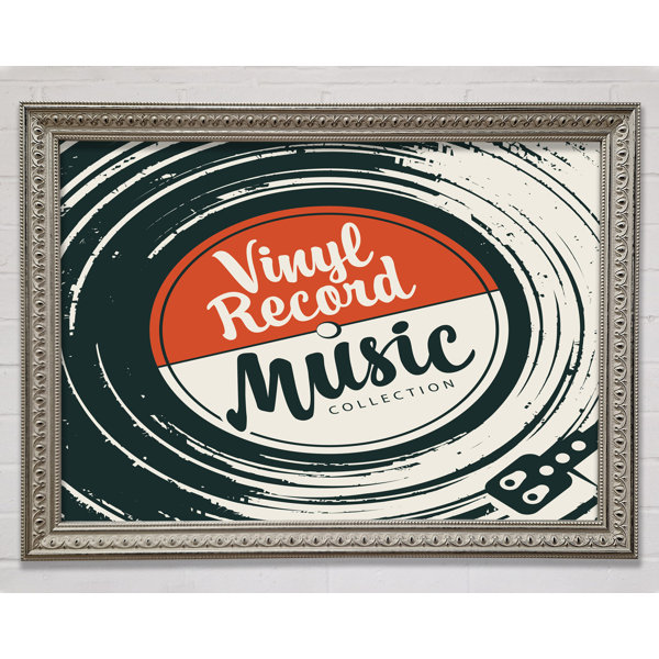 Bright Star Vinyl Record Music - Single Picture Frame Print | Wayfair.co.uk