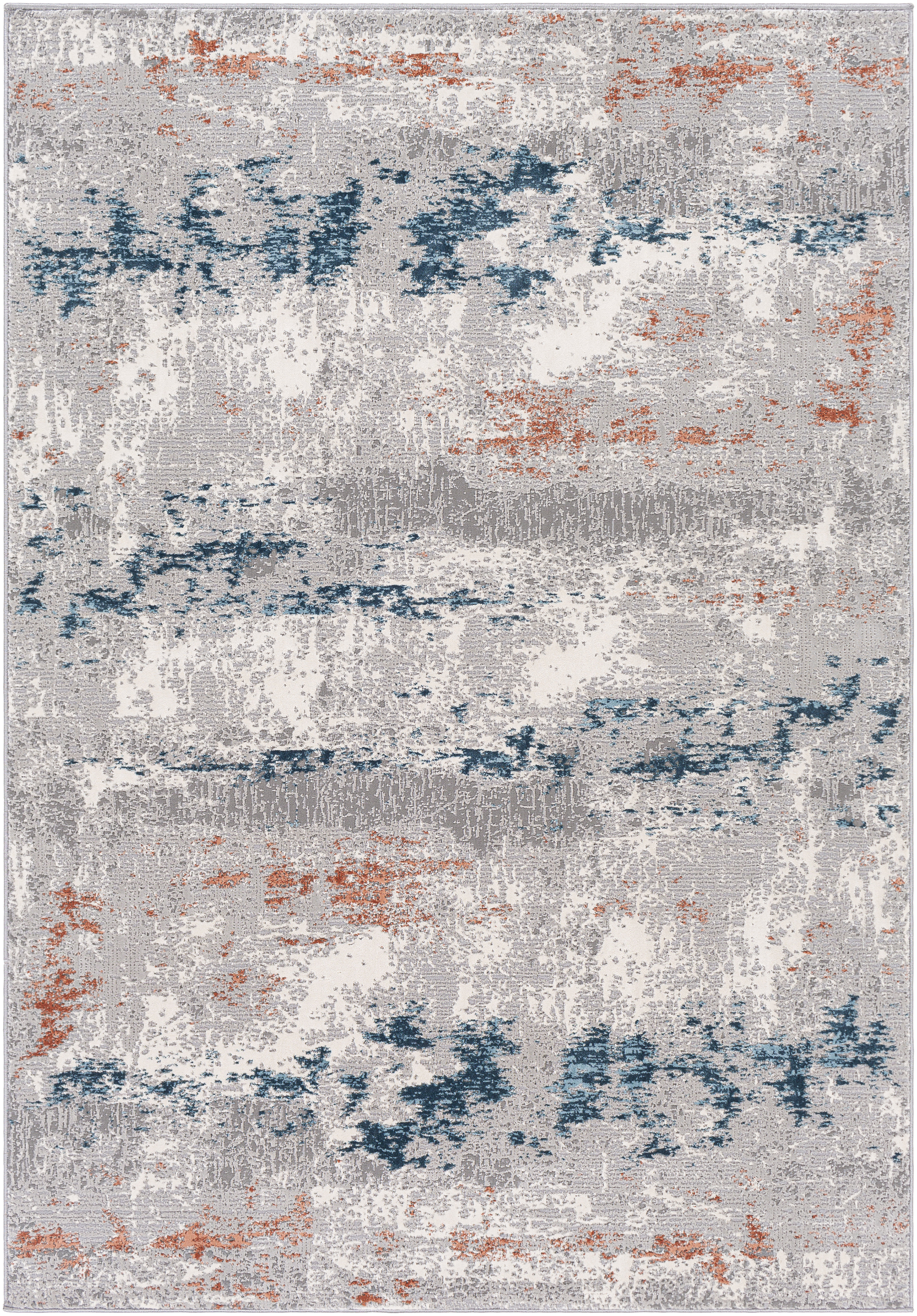 17 Stories Adilynn Abstract Coral/Ivory Area Rug - Wayfair Canada