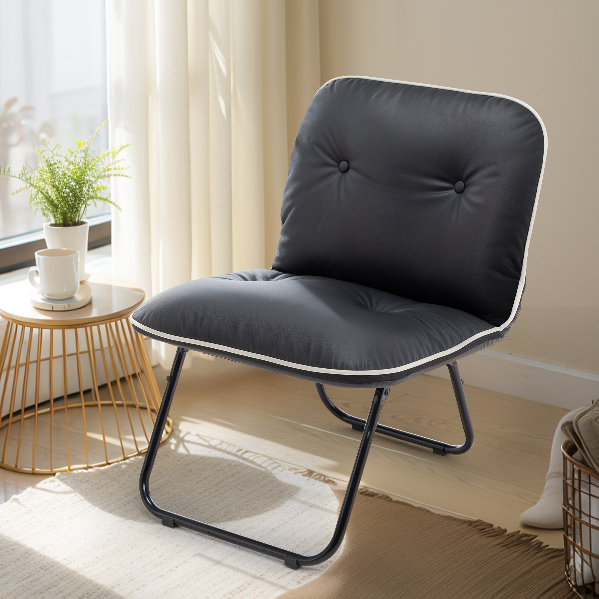 Trule Folding Lounge Chair, Floor Chair And Foldable Chair 3-In-1 ...