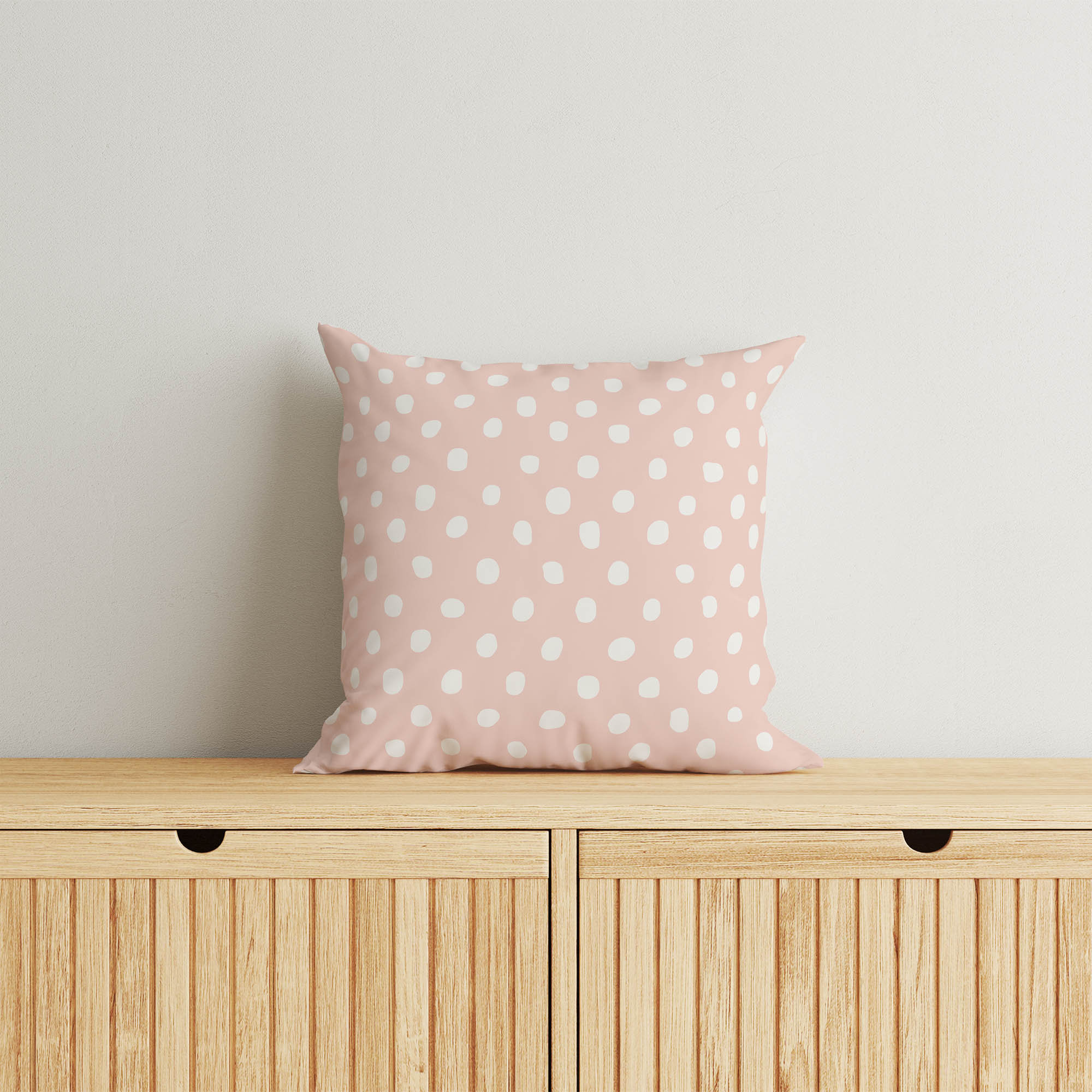 Christopher's Corner Dot Lyfe Pink Throw Pillow | Wayfair