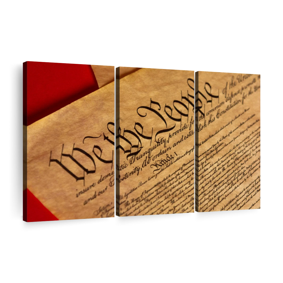 Elephant Stock " Constitution On Parchment " on Canvas | Wayfair